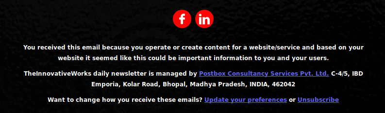 Top 7 Best Practices for Email Footer Design - Postbox Consultancy Services