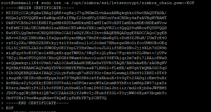 Let's setup Zimbra 9.0.0 on Ubuntu 18.0.4 and configure letsencrypt SSL ...
