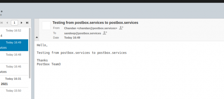 Mailhog for email test environment - Postbox Consultancy Services